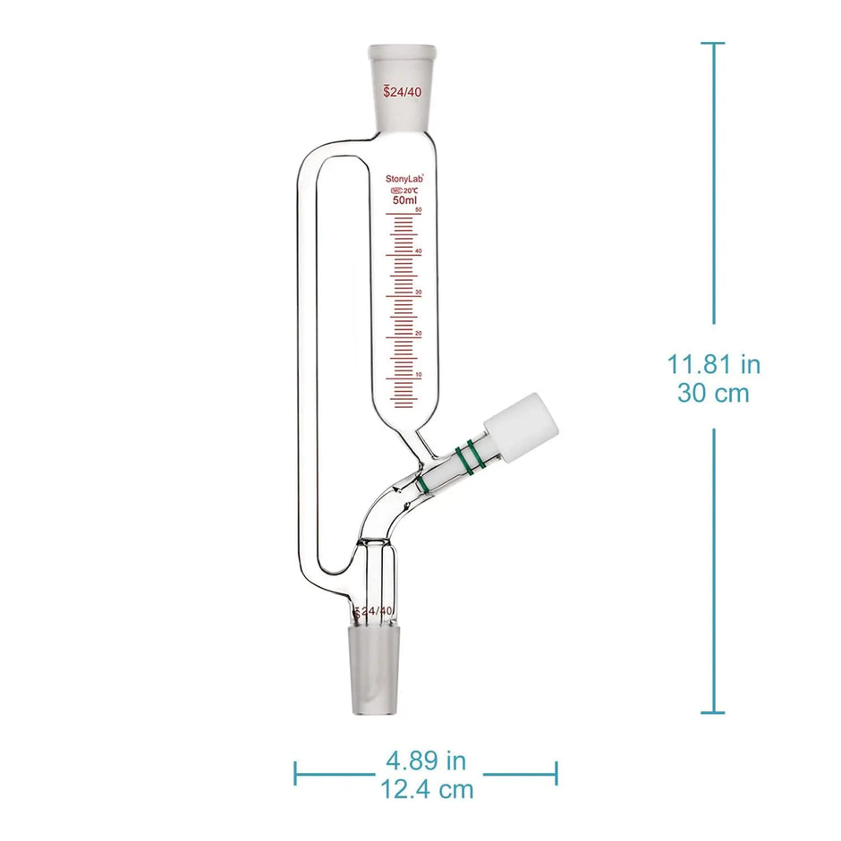 Pressure Equalizing Addition Funnels - Lab Glassware - StonyLab