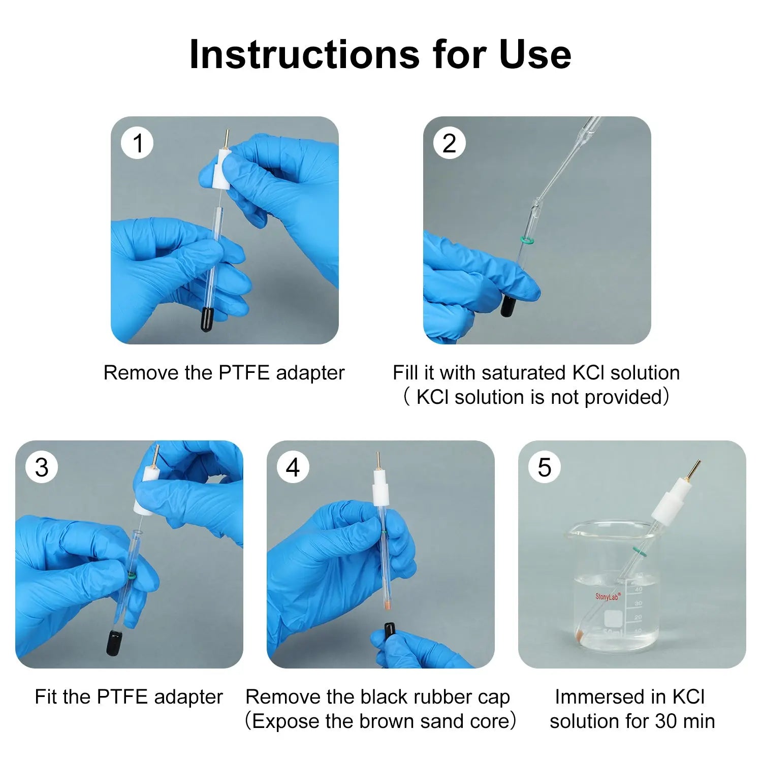 Ag/AgCl Electrode for Electrochemical Experiments - StonyLab