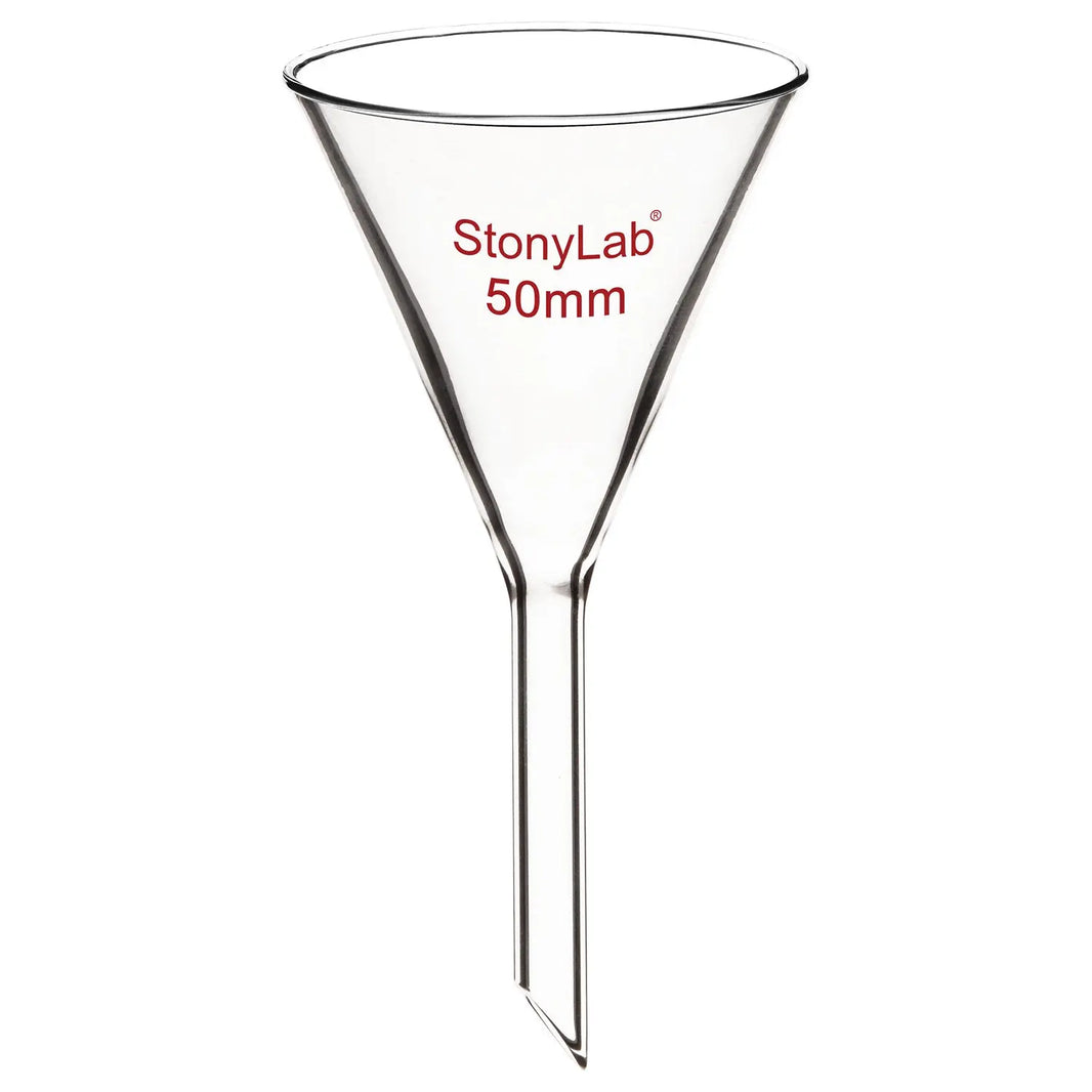 Lab Glass Funnels - Exclusive Warranty - StonyLab