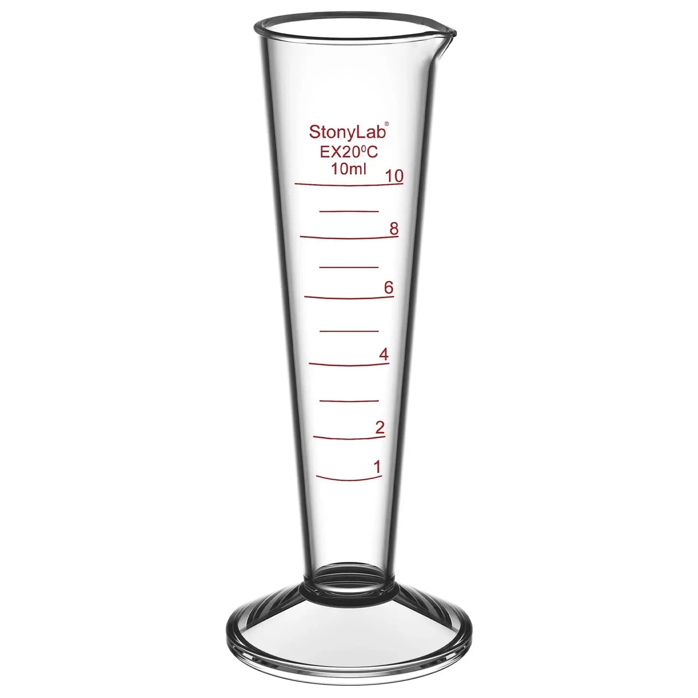 Conical Borosilicate Measuring Cylinder Durable & Accurate | StonyLab