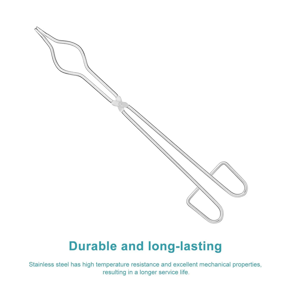 Stainless Steel Crucible Tongs 300¨C400mm High Temp Lab Use | StonyLab