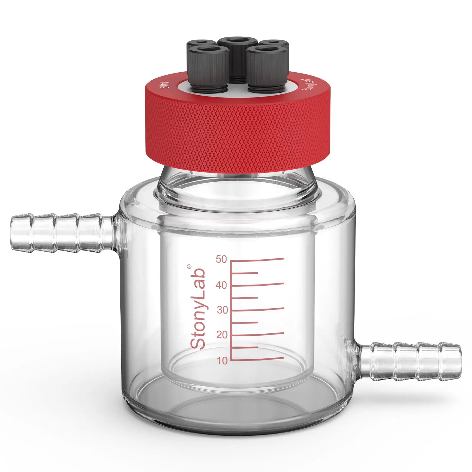 StonyLab Dual-Layer Water Bath Sealed Electrochemical Cell, 50-100 mL