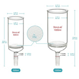 StonyLab Glass Buchner Funnel 24/40 Joint 500–1000ml | 10% Off