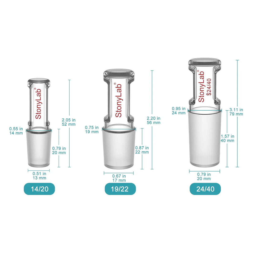 Glass Stopper for Laboratory Bottles and Flasks | StonyLab