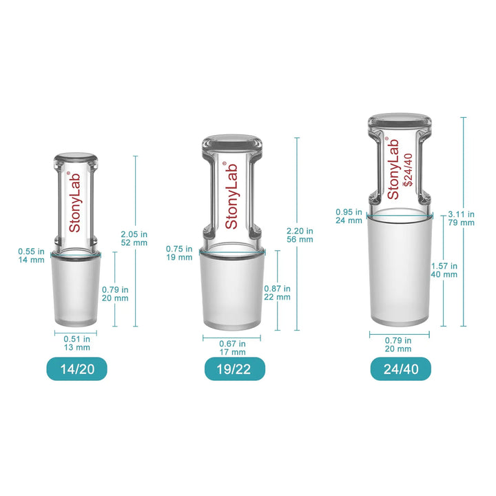 Glass Stopper for Laboratory Bottles and Flasks | StonyLab
