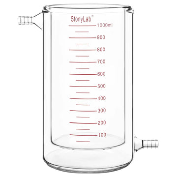 Jacketed Glass Beaker Lab Heating Double Wall Beaker | StonyLab