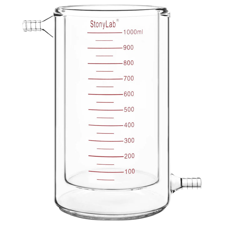Jacketed Glass Beaker Lab Heating Double Wall Beaker | StonyLab