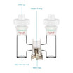 H-Type Electrochemical Cell Kit Dual Chamber Water Electrolysis | StonyLab