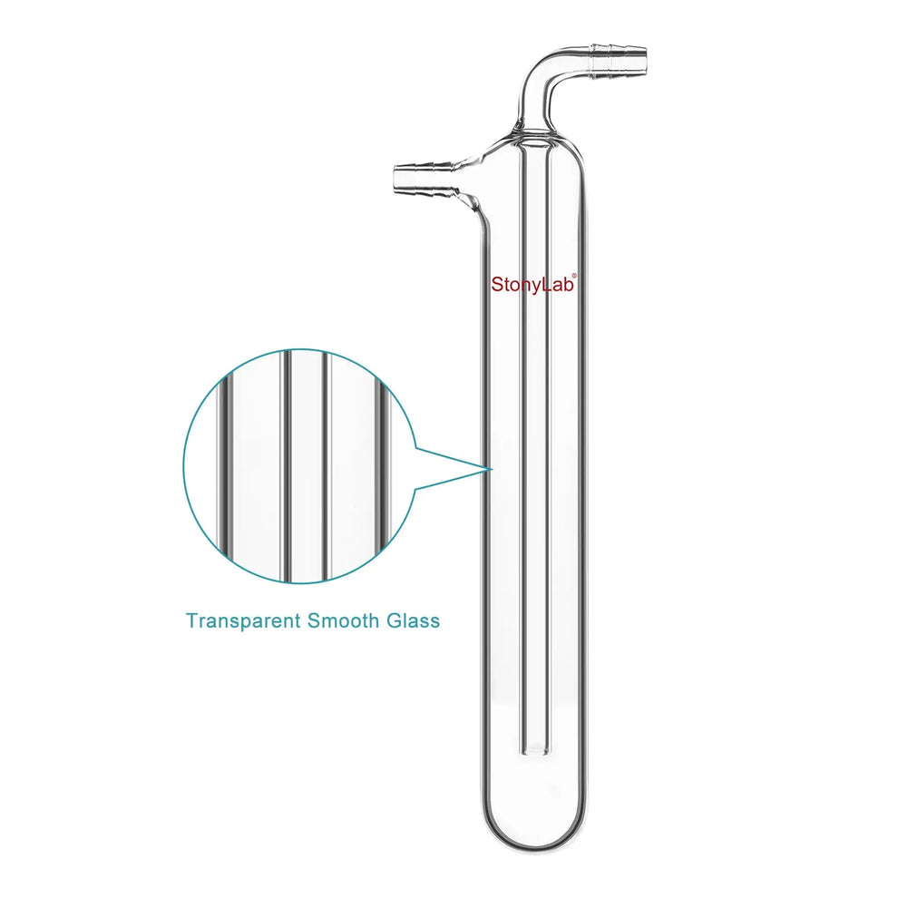 G3.3 Borosilicate Straight Cold Trap for Vacuum Systems | StonyLab