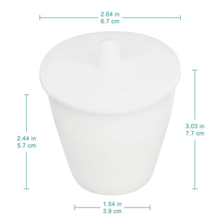 PTFE Teflon Crucible Cup Beaker with Lid for Laboratory - StonyLab