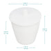 PTFE Teflon Crucible Cup Beaker with Lid for Laboratory - StonyLab