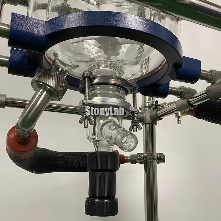 Single or Dual Jacketed Reactor, Borosilicate Glass Reactor - StonyLab