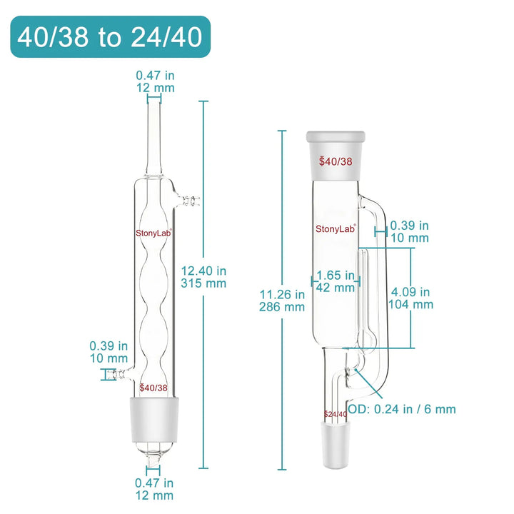 Soxhlet Extractor Set – Borosilicate Glass, 10% Off | StonyLab