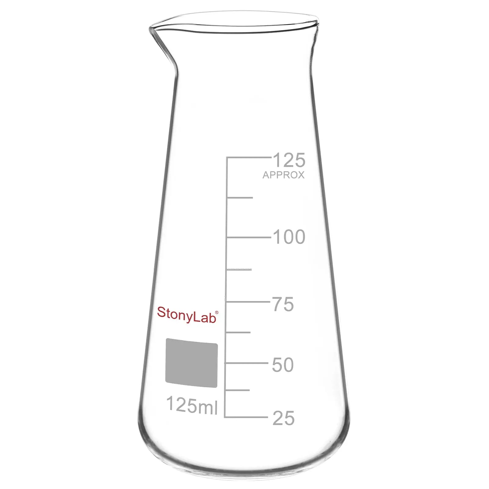 StonyLab Triangular Borosilicate Beaker 125–500 ml