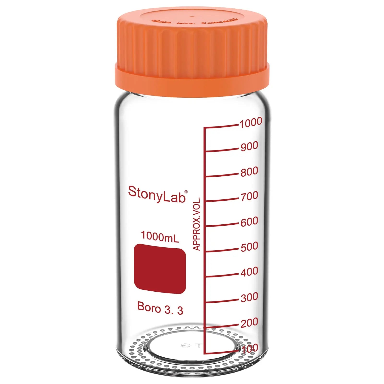 Wide Mouth Glass Bottle for Chemical Storage – StonyLab